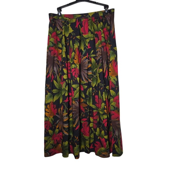 Norton McNaughton | Skirts | Norton Mcnaughton Womens Floral Pleated ...